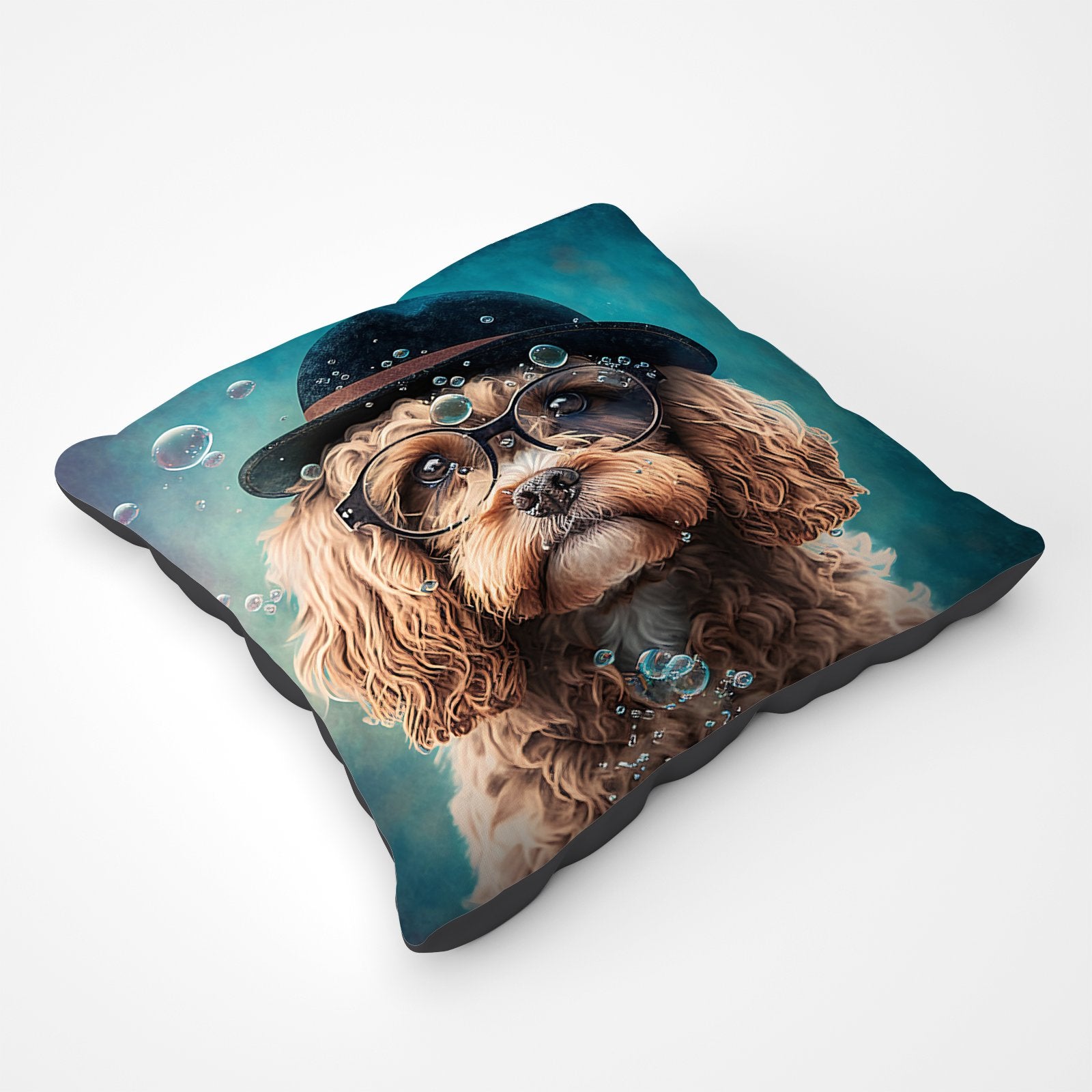 Cavapoo Dog Splashart Pet Bed – Warren Reed - Designer